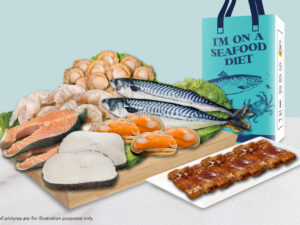 [BUY 2 = RM128] French Crab 法国蟹(pre-cooked) -800gm+- - Seafood Hamper