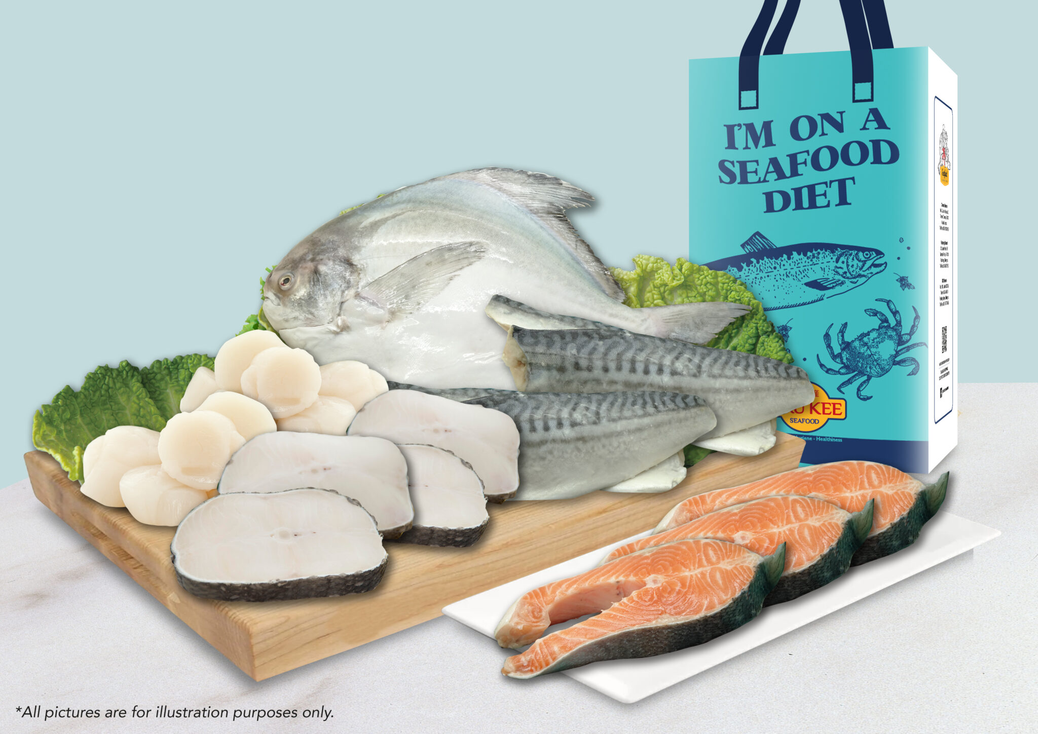 HAMPER SET H- HEALTHY SEAFOOD - Seafood Hamper